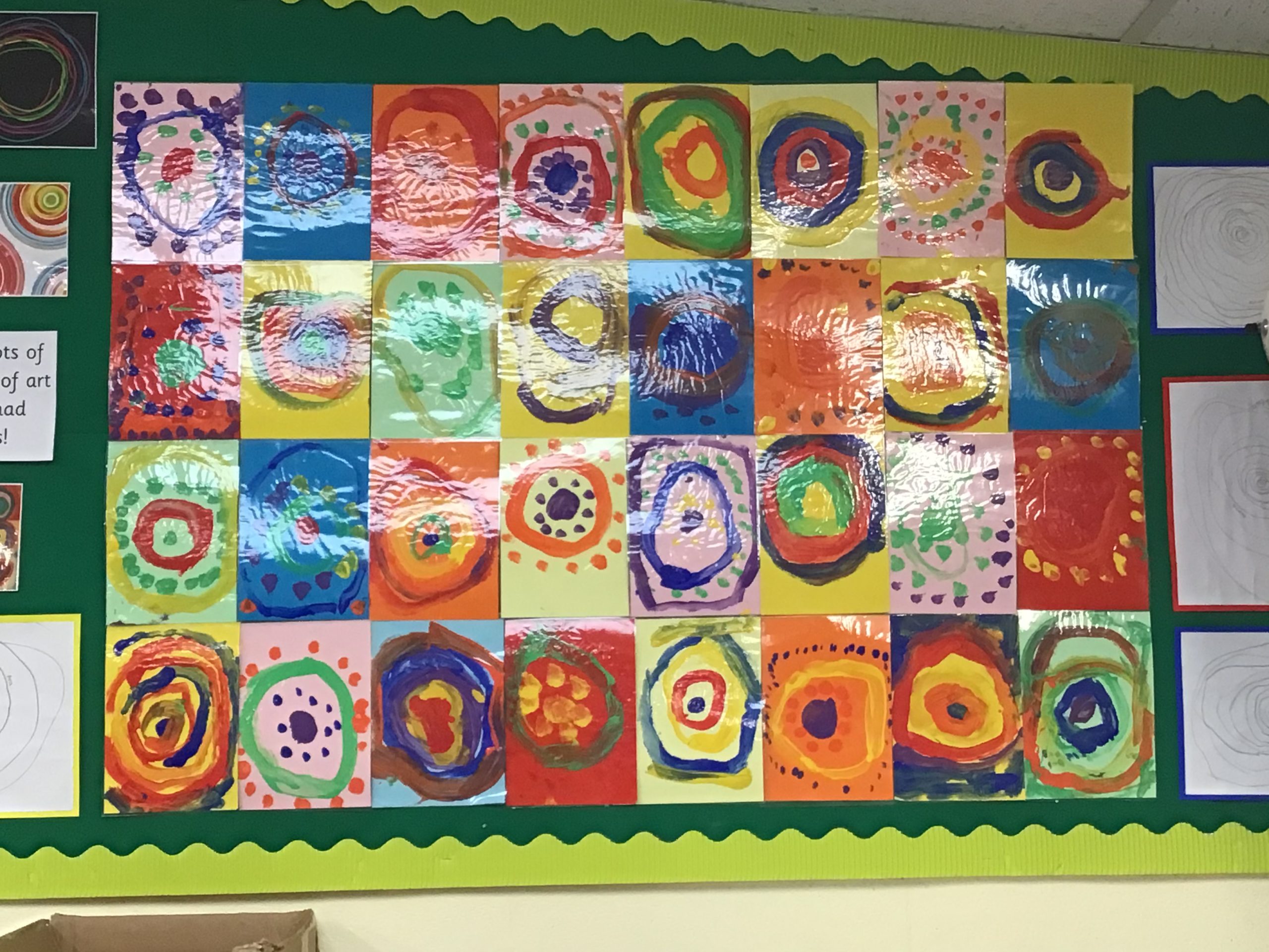 Kandinsky inspired artwork – Nether Kellet Primary School