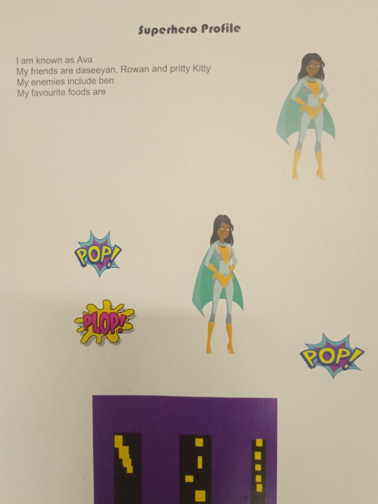 Superhero Digital Art – Nether Kellet Primary School