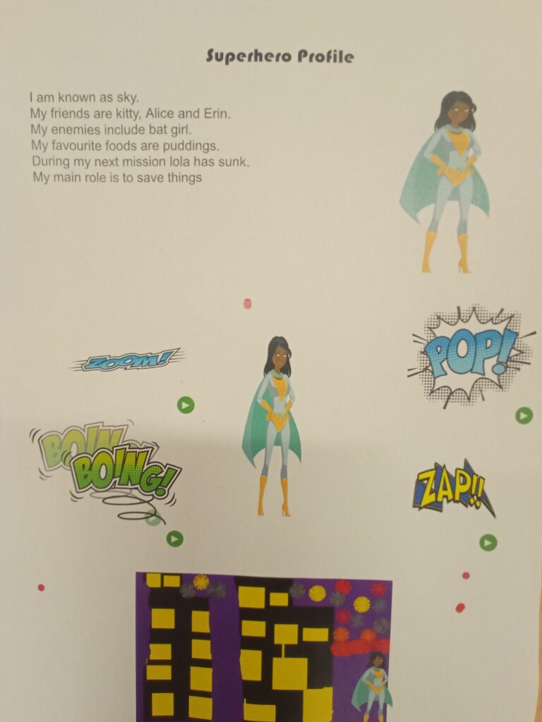 Superhero Digital Art – Nether Kellet Primary School