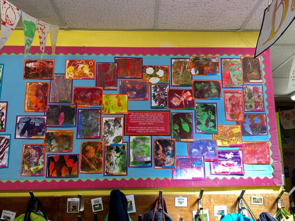 Art Displays – Nether Kellet Primary School